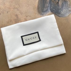 Gucci | Bags | Gucci Logo Jewelry Bag Necklace Pouch New Signature ...